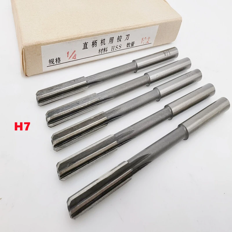 American machine reamer HSS straight shank H7 reamer 1/8 3/16 1/4 5/16 ...