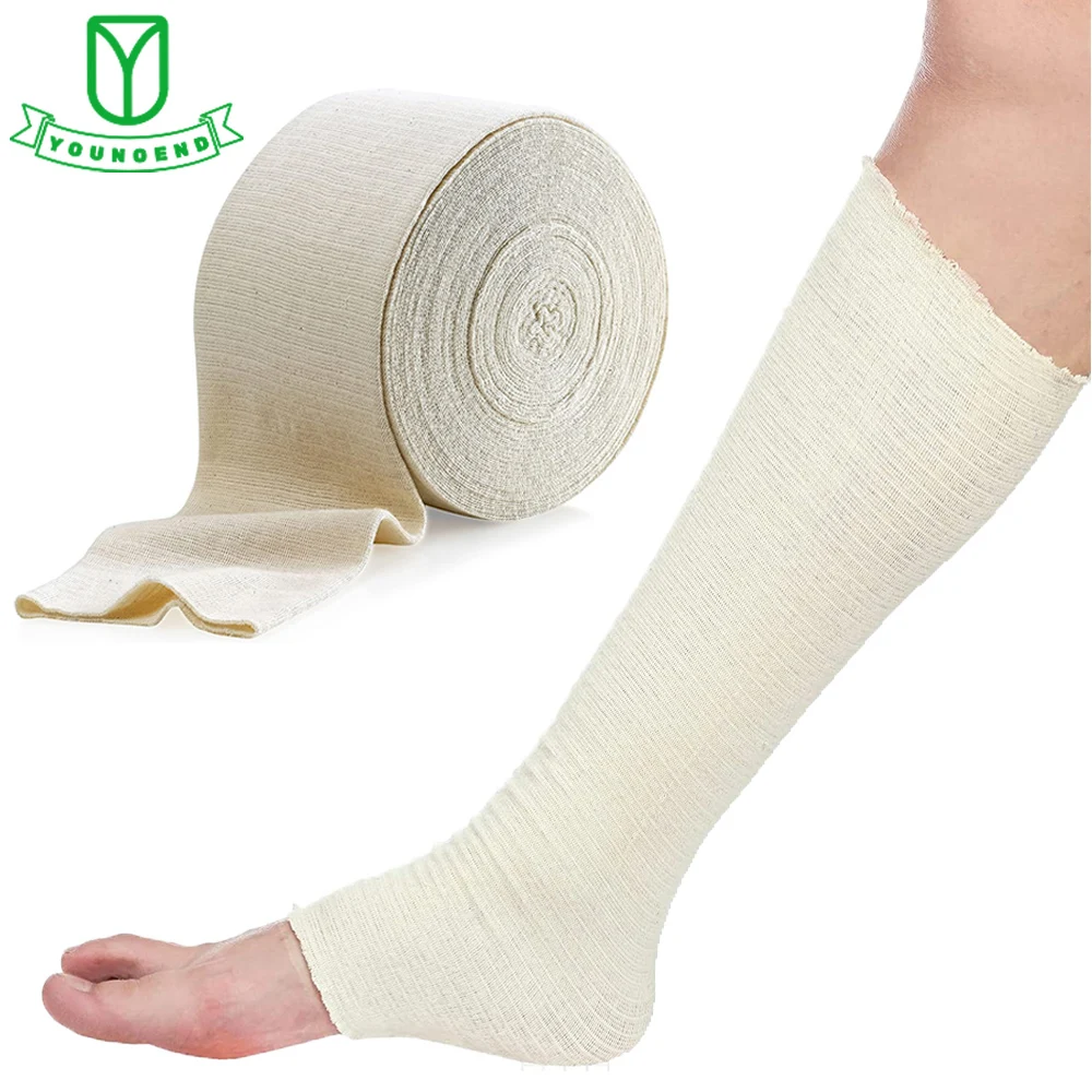 1-Roll-Cotton-Elastic-Tubular-Support-Bandage-Reusable-Elastic-Tubular ...