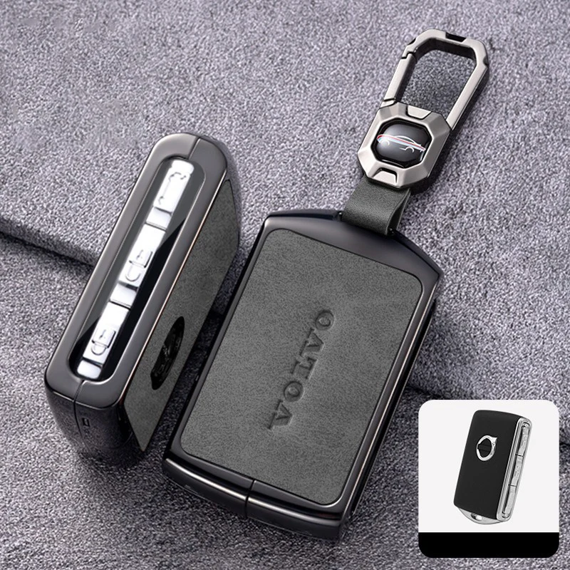 Zine-Alloy-Car-Key-Case-Full-Cover-Shell-For-Volvo-S60-S90-XC40-XC60 ...