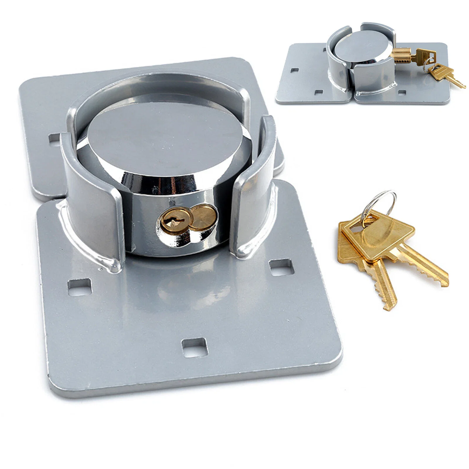 Van Rear Door Lock With 2keys & Fixing Screws Kits For Fiat Ducato VW ...