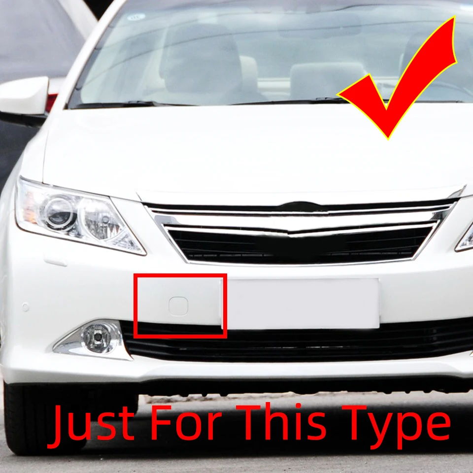 Car Front Bumper Towing Hook Eye Cover Cap For Toyota Camry Aurion 2012 2013 2014 Tow Hook Hauling Trailer Lid Hood Garnish Trim AliExpress