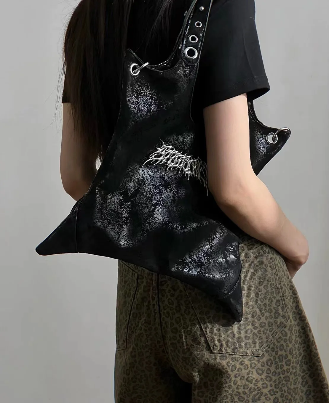 Grunge-Black-Shoulder-Bags-Women-Gothic-Dark-Pu-Leather-Large-Capacity ...