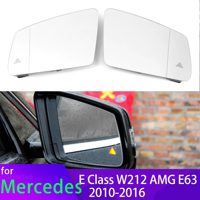 Left Right Side Heated Mirror Glass LH RH Lens Replacement for Mercedes ...