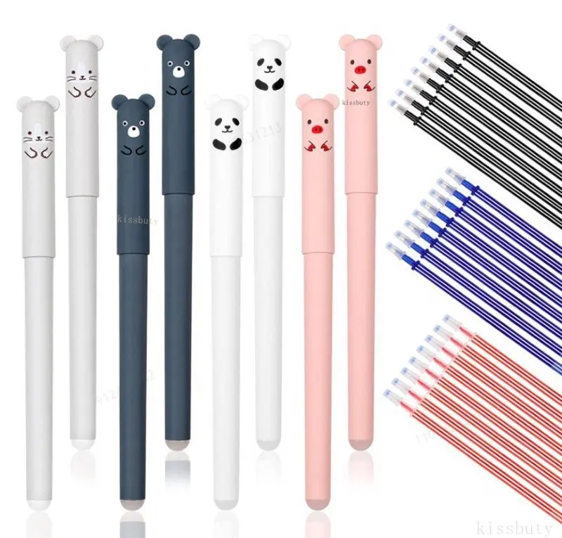 0.35mm/0.5mm Kawaii Erasable Pens for Writing Notebooks Girls Cute Gel ...
