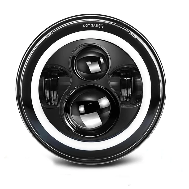 7-inch-Motorcycle-LED-Headlight-For-Harley-Ultra-Classic-Electra-Glide ...