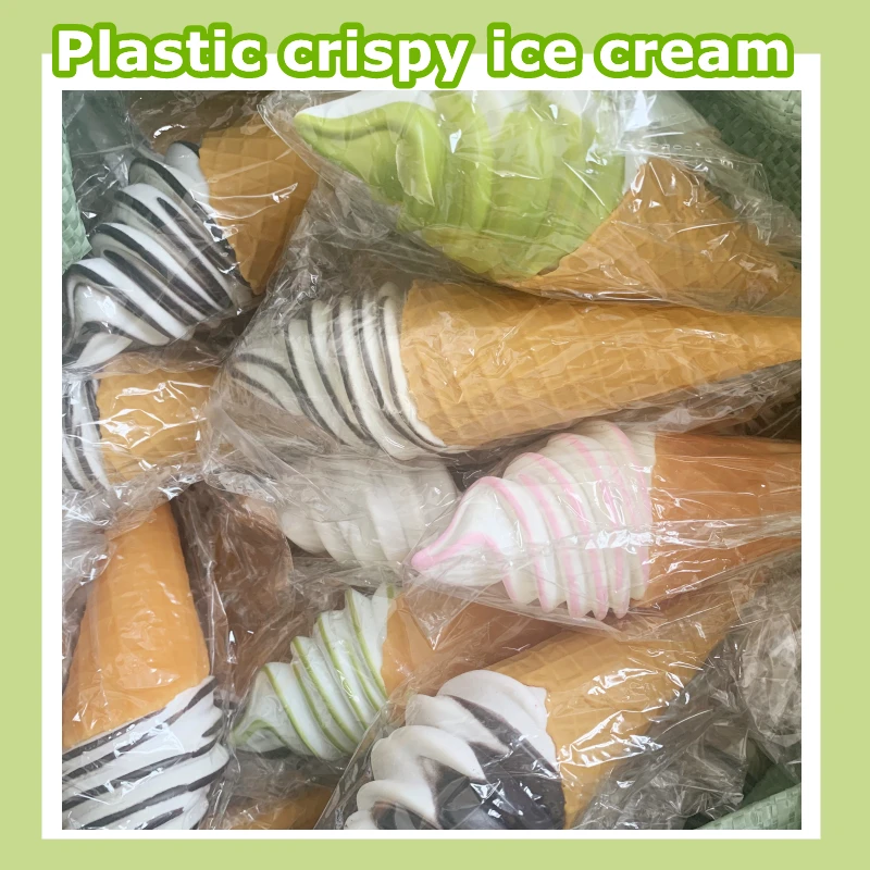 Plastic Crispy Ice Cream Super Light Fairy Tale Picture Photo Fake Food ...