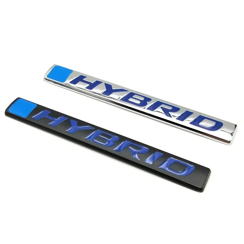 3D Metal Hybrid Logo Car Sticker Rear Trunk Side Fender Emblem Badge ...