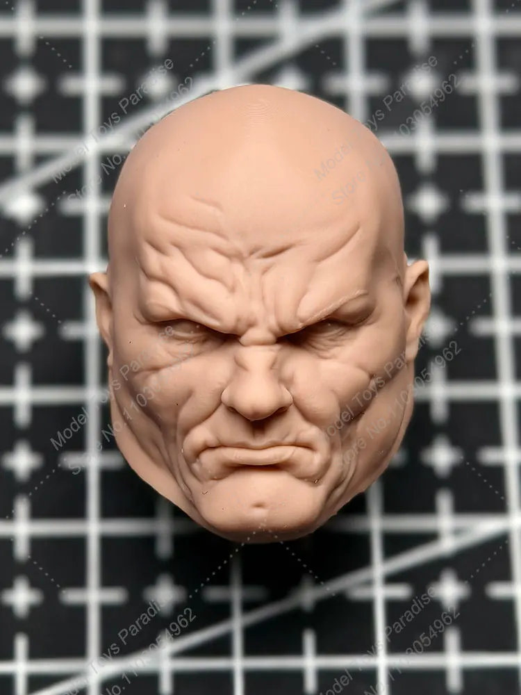 Cabeza de soldado Kingpin sin pintar a escala 1/12, modelo blanco de ...