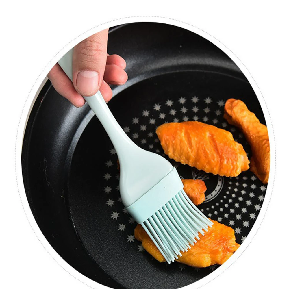 Three piece Set Food Grade Silicone Scraper Solid Color Heat Resistant ...