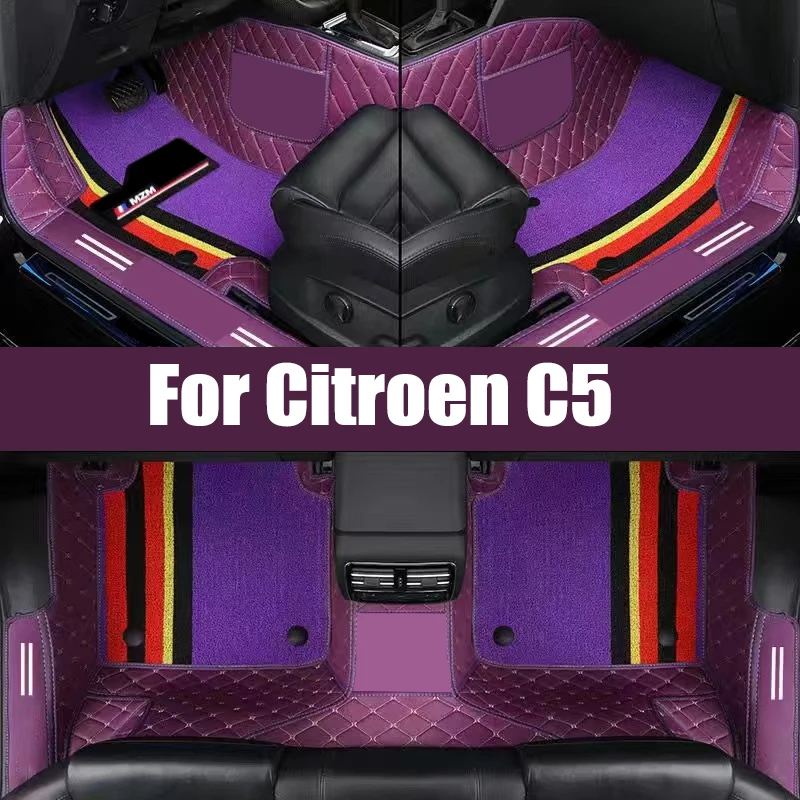 Custom Car Floor Mats For Citroen C5 2010-2016 Auto Carpets Foot Coche ...
