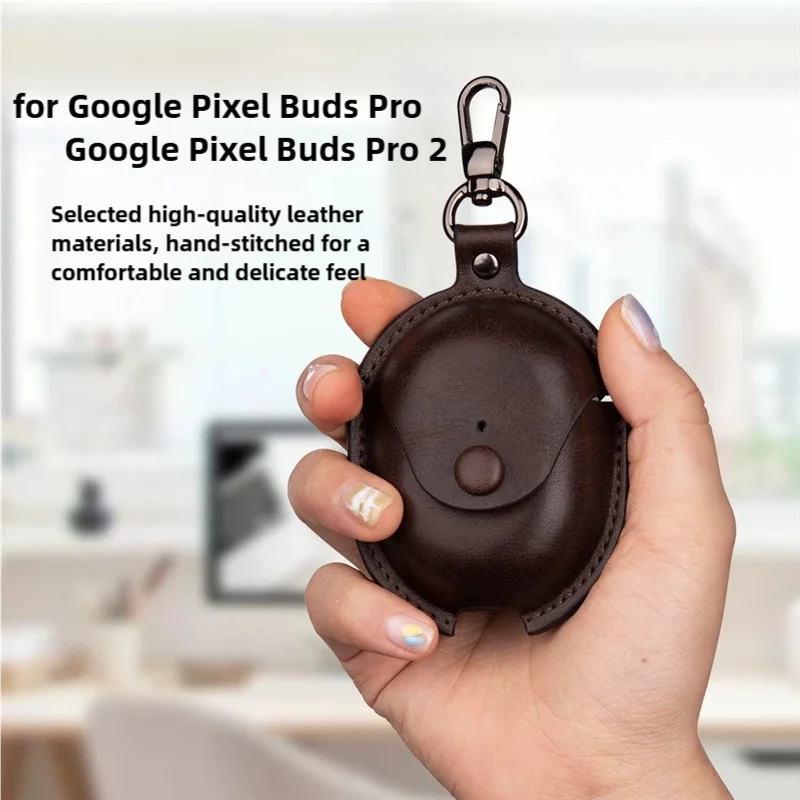 for Google Pixel Buds Pro 2 Case PU Leather Cover Earbuds Bluetooth ...