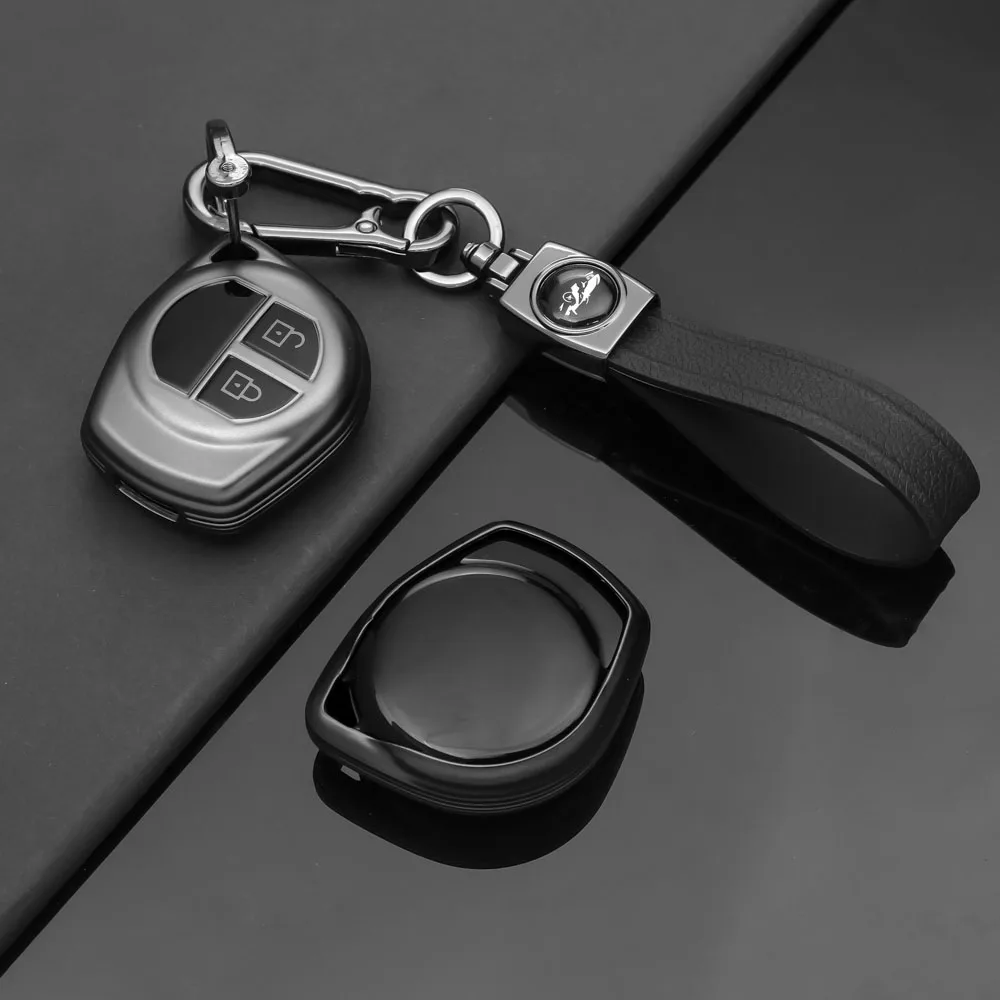 2-Buttons-Soft-TPU-Car-Remote-Key-Cover-Case-For-Suzuki-Swift-Ignis ...