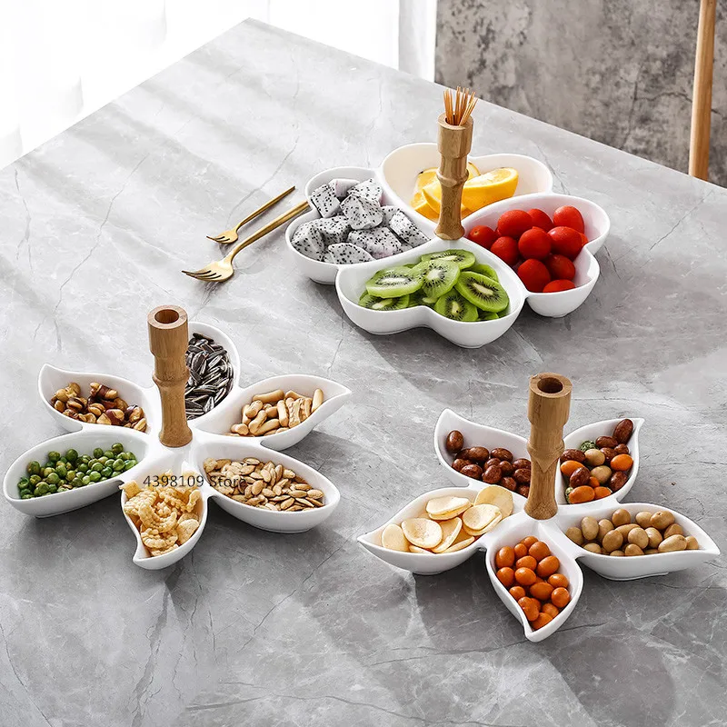 Creative-Japanese-style-Dried-Fruit-Plate-Ceramic-Snacks-Snack-Plate ...