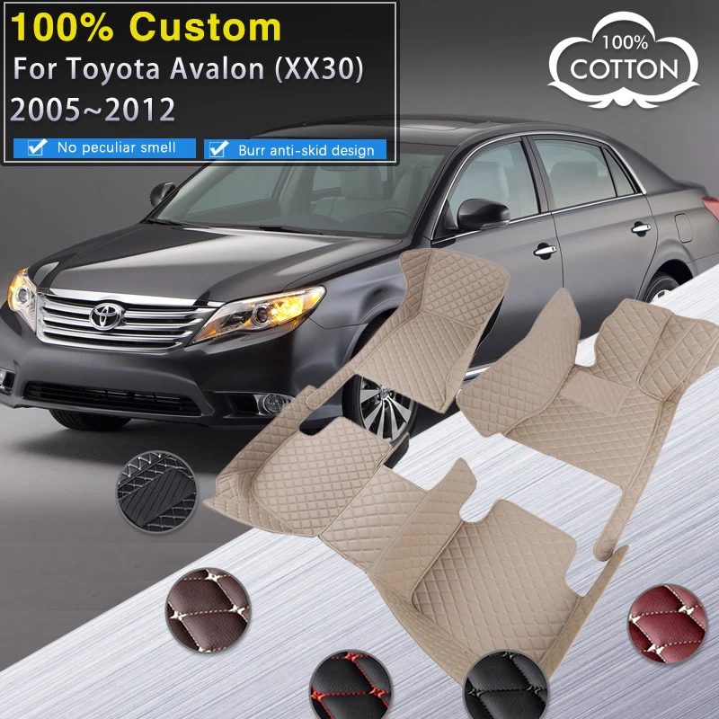 LHD Custom Car Floor Mats For Toyota Avalon XX30 2005~2012 Full Set ...