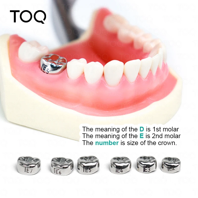 Dental-Kids-Preformed-Crown-UL-UR-LL-LR-Stainless-Steel-Primary ...