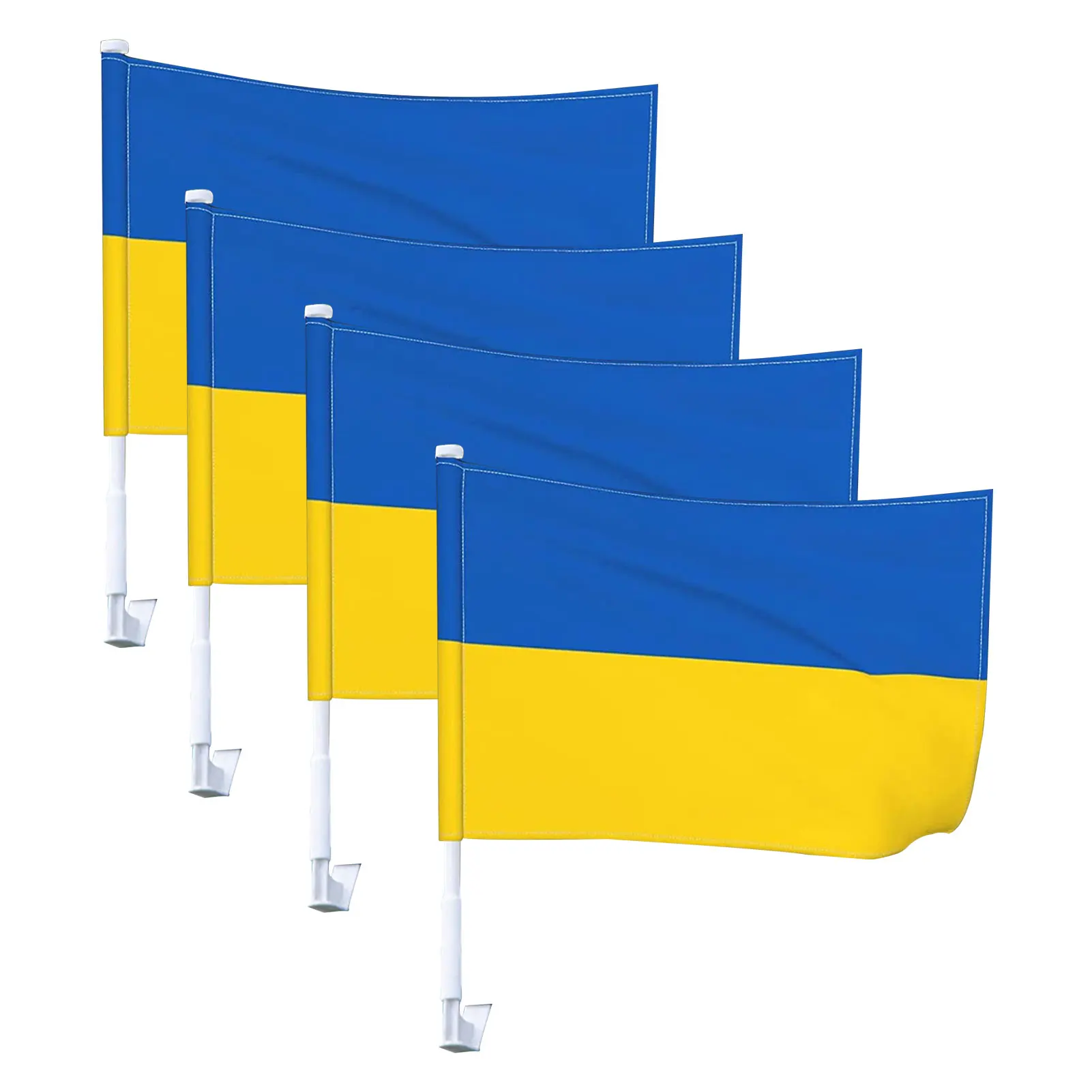 4-Packs-Ukraine-Flag-Car-Flags-12x18-Window-Clip-Ukrain-Flag-Ukrainian ...