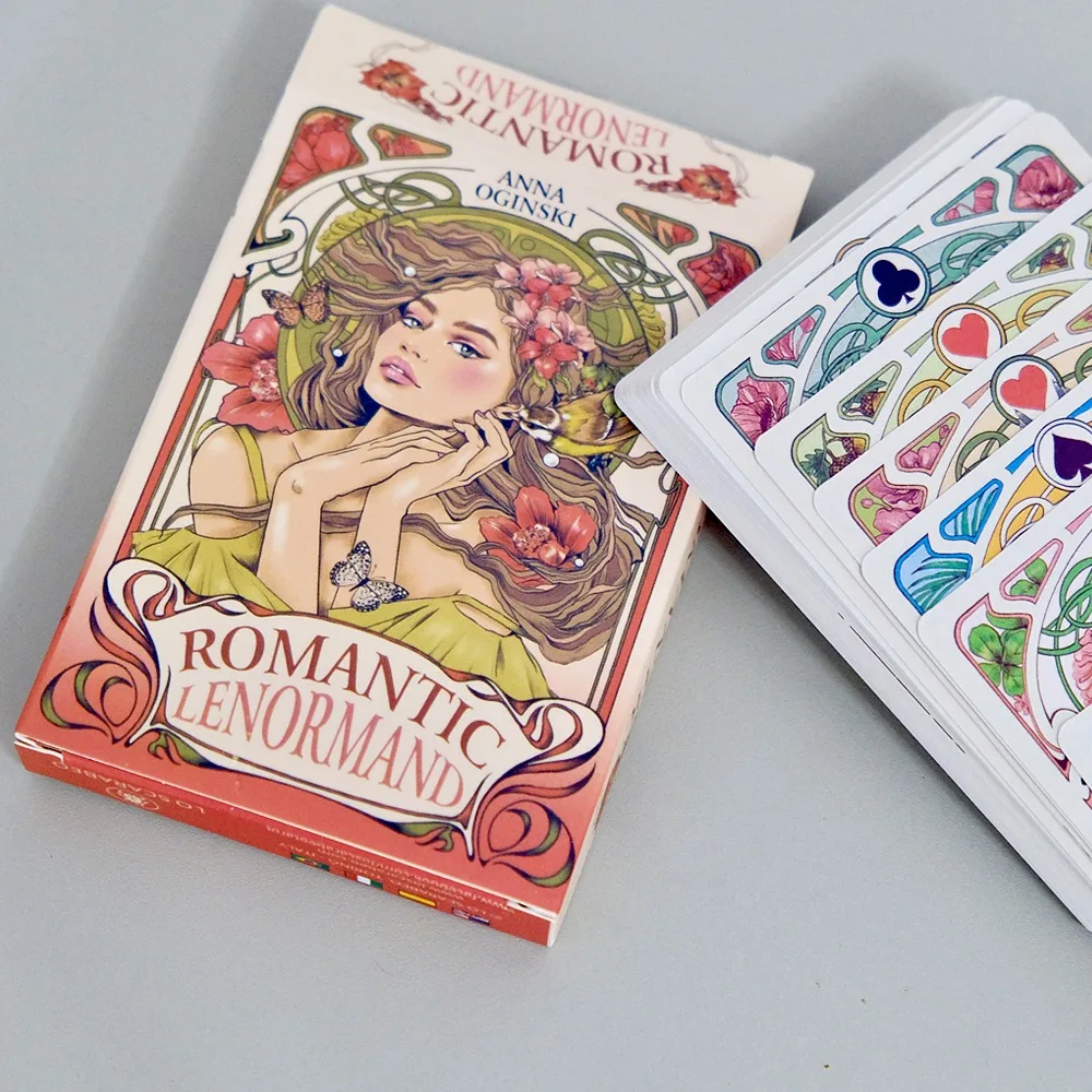 Romantic-Lenormand-Oracle-Floral-Motifs-of-The-Art-Nouveau-Style-10-5-7 ...
