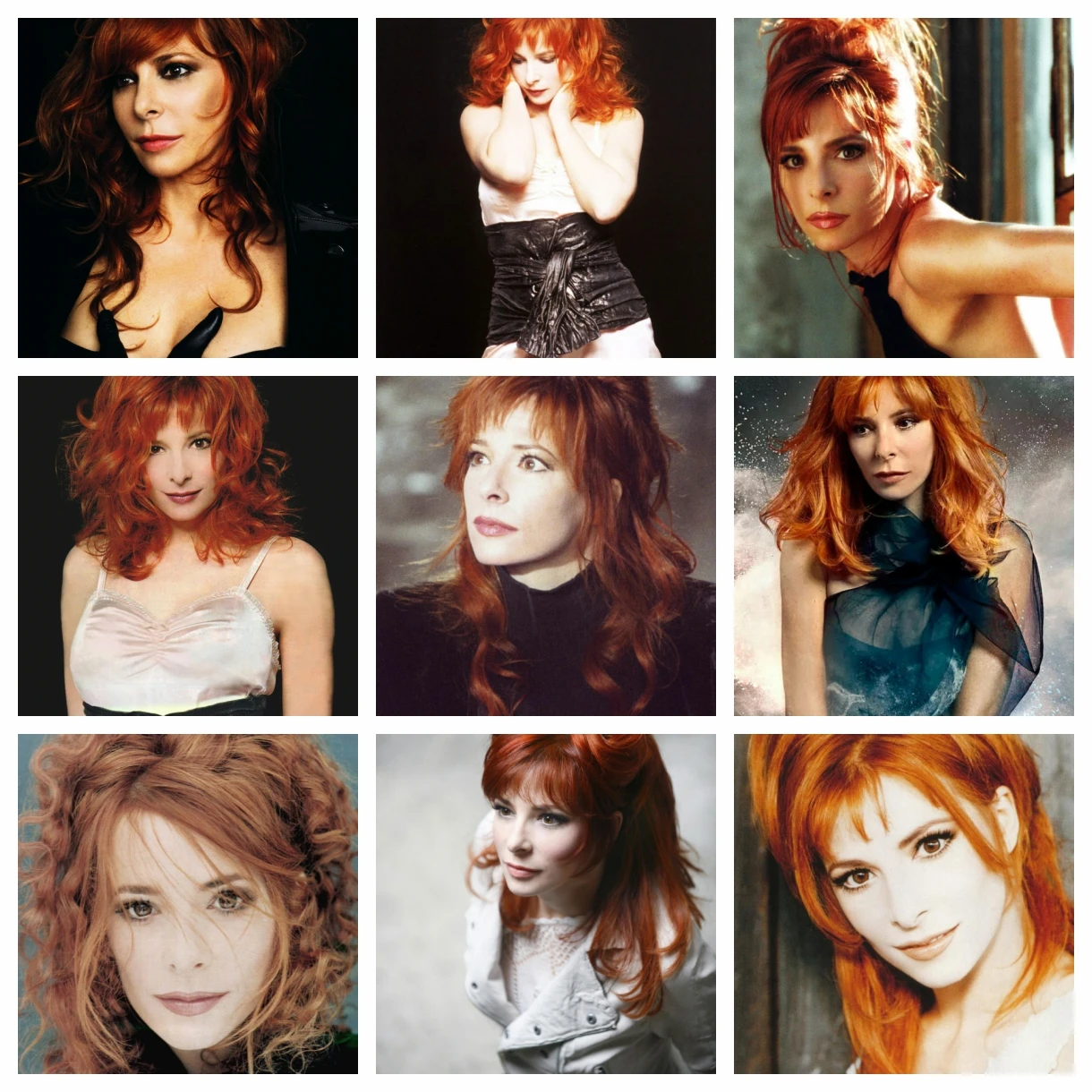 Mylène Farmer Full Drill Diamond Rhinestone Painting French Female ...