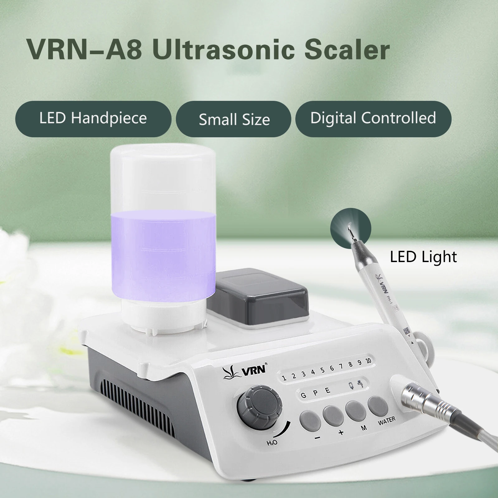 VRN-Port-til-Ultrasonic-Piezo-Scaler-A8-com-LED-Dental-Handpiece-cabo ...