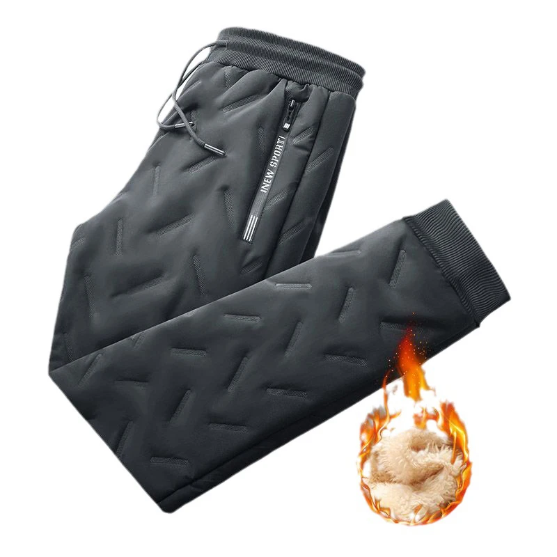 2024-Winter-Thicken-Warm-Lambswool-Sweatpants-Men-Outdoors-Leisure ...