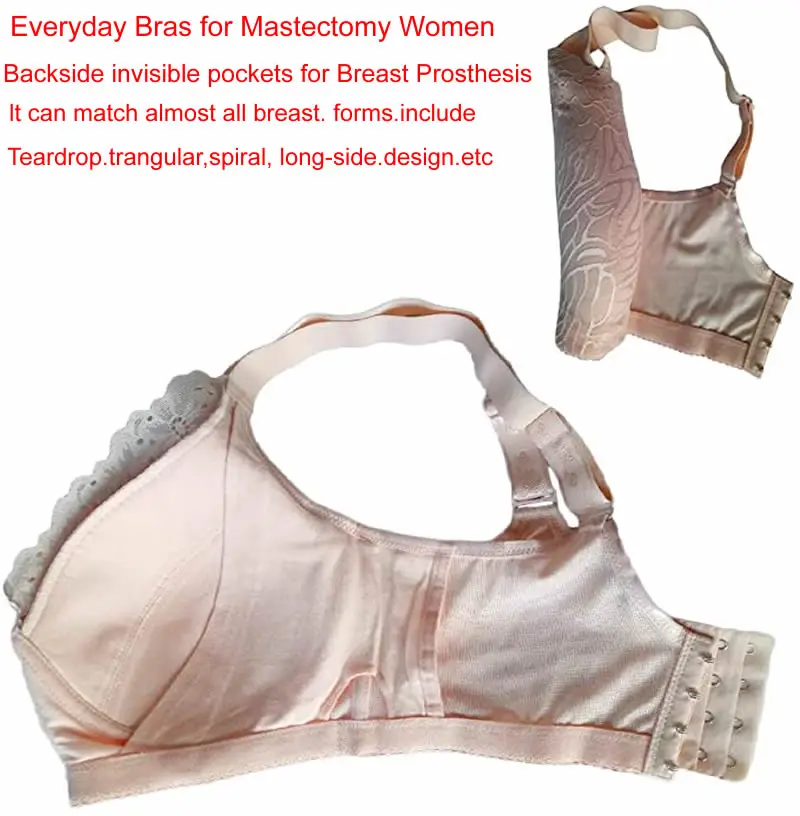 Post Mastectomy Women's Boutique SY63 Mastectomy Bra - Seamless Pocket ...
