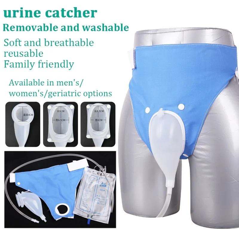 Bedridden-Use-Incontinence-Panty-Urine-Collection-Bag-Drainage-Bag ...