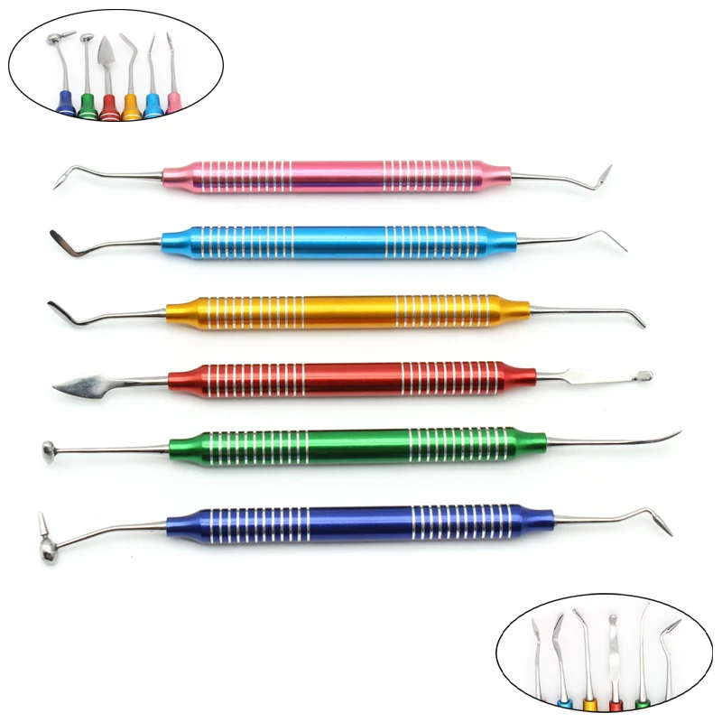High-Quality-6pcs-Dental-Resin-Spatulas-Composite-Filling-Head-Resin ...