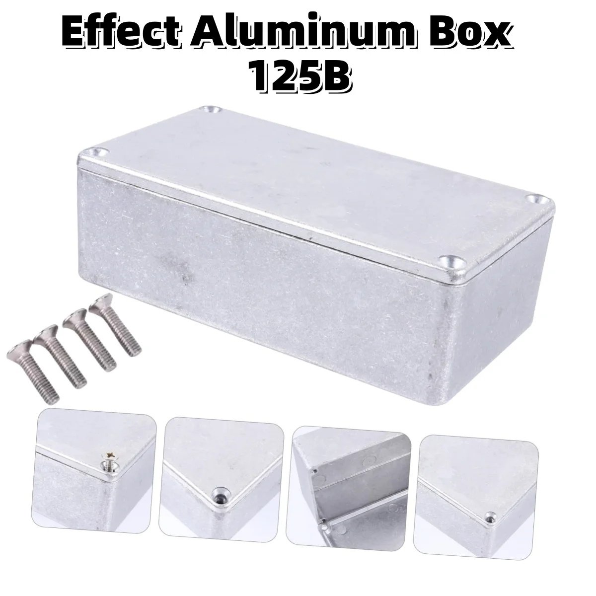 Miwayer 125B 122x66x39.5mm Aluminum Guitar Effect Pedal Case - Sturdy ...