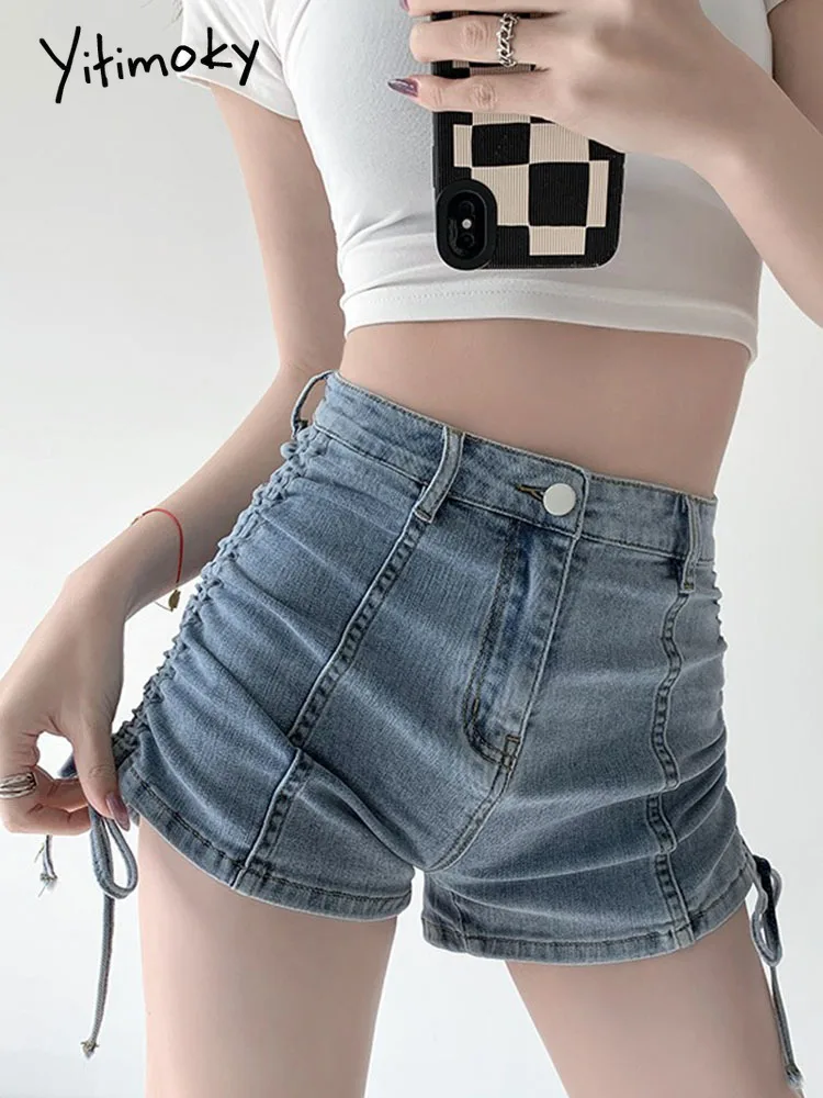 Cool Denim High Waist Shorts | Jean Shorts Fashion | Clothing Denim ...