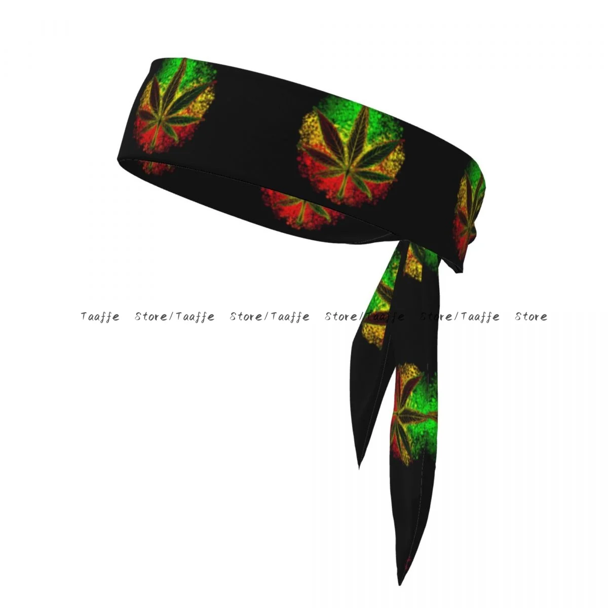 Rasta Leave Bandanas Hairband HEAD Tie กีฬาสําหรับวิ่งเทนนิสคาราเต้ ...