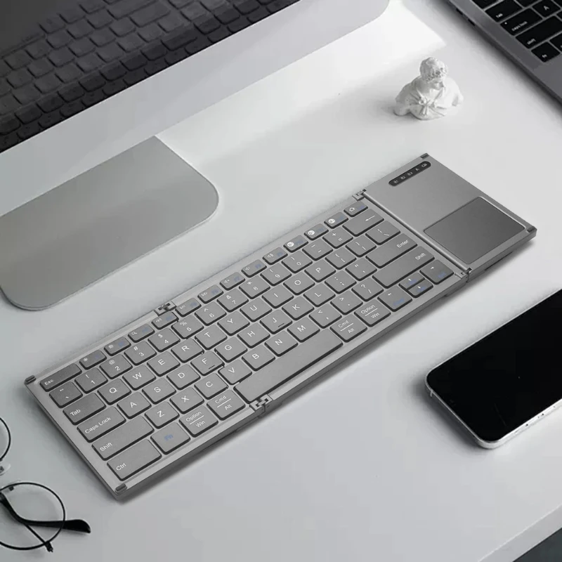 Ergonomic-Foldable-Bluetooth-compatible-Keyboards-With-Touchpads-Quick ...