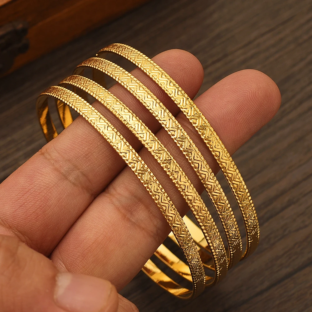 24K-68MM-Gold-plated-Bangles-Ethiopian-Africa-Fashion-Gold-Color ...