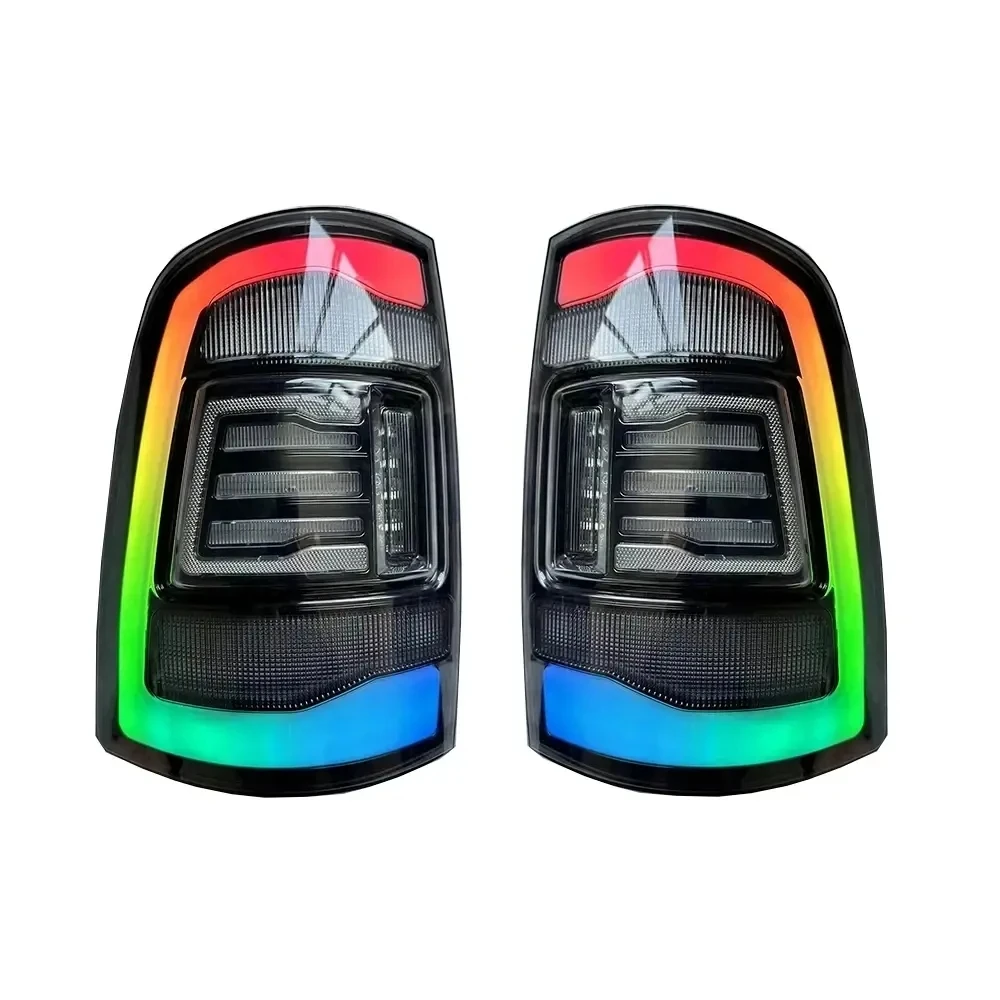 RGB Car Tail Light Assembly Taillight for Dodge RAM 1500 2009-2018 RAM ...