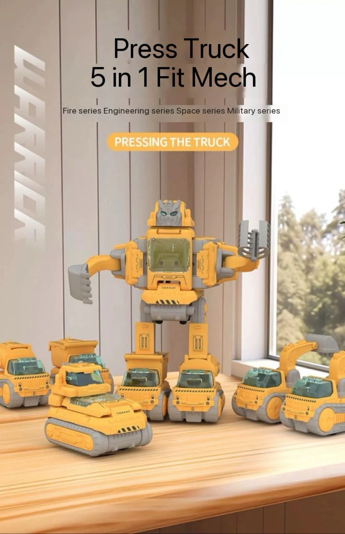 Children-s-toy-deformation-robot-fire-truck-engineering-vehicle-set-5 ...