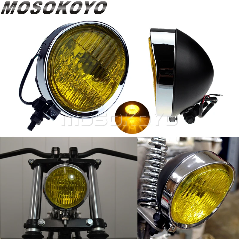 Vintage-Headlight-Motorcycle-Head-Lamp-For-Cruiser-Cafe-Racer-Bobber ...