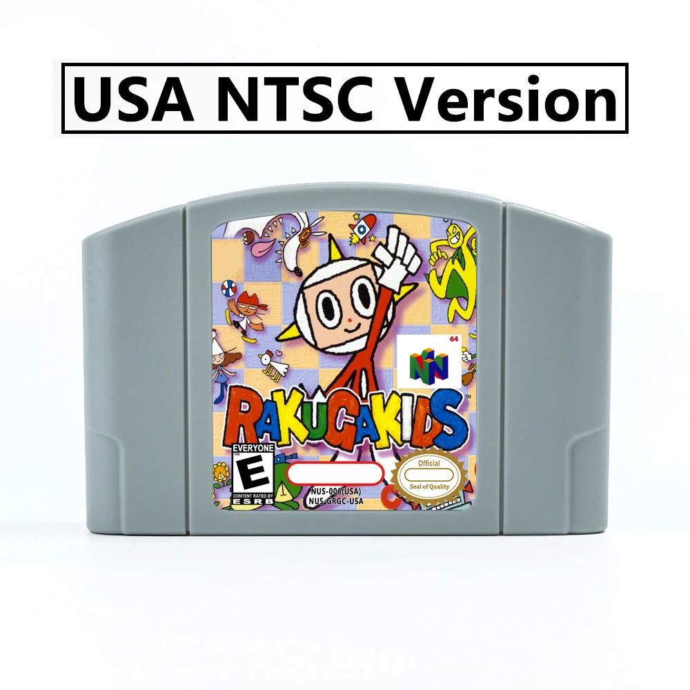 Rakuga-Kids-64-Bit-Game-Cartridge-USA-NTSC-version-or-EUR-PAL-version ...