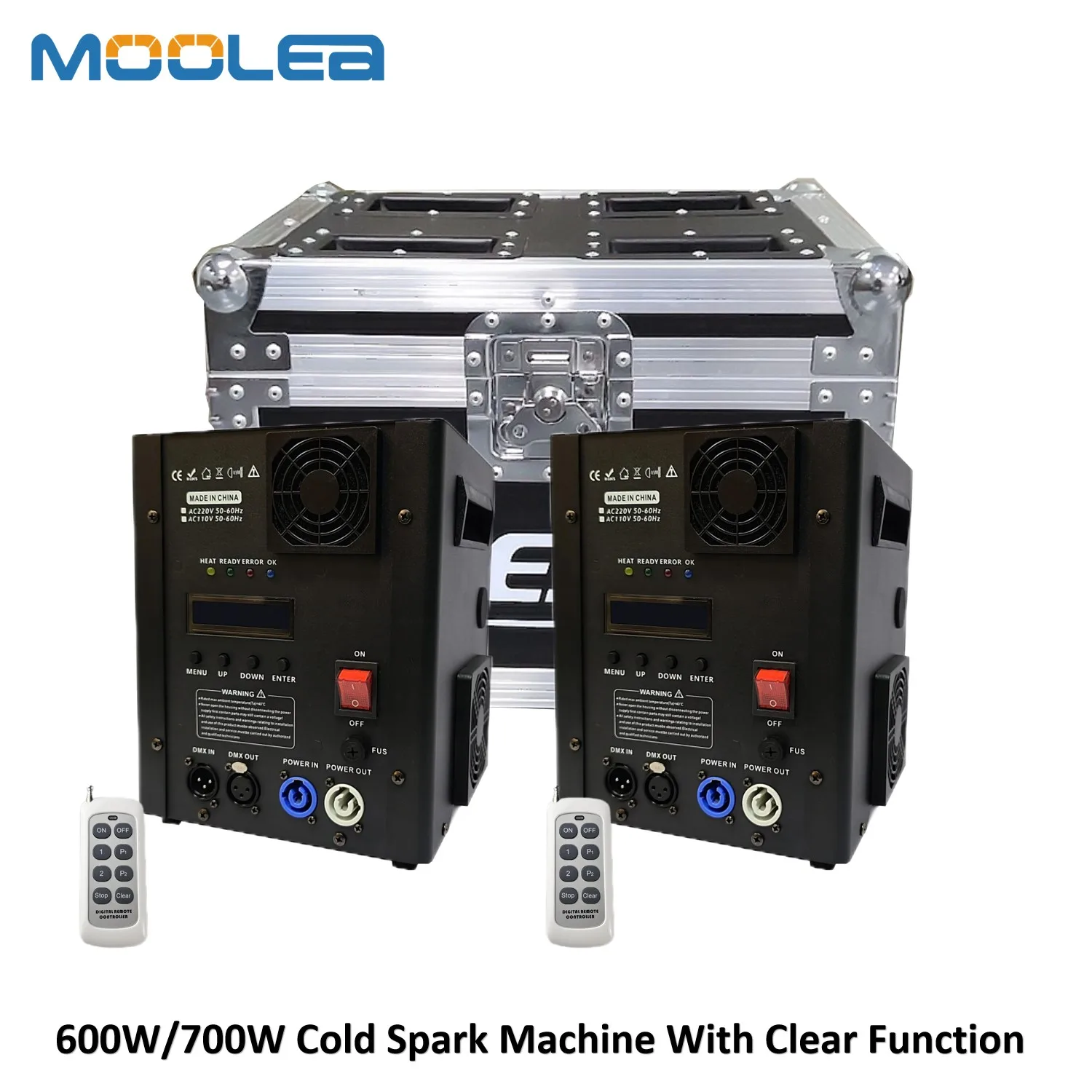 1-10PCS-600W-700W-Cold-Sparks-Machine-Flightcase-Option-Ti-Powder ...