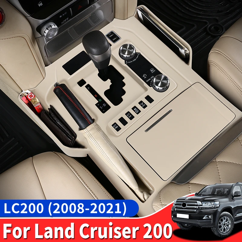 For Toyota Land Cruiser LC200 2008-2021Center Console Cover with Cup ...