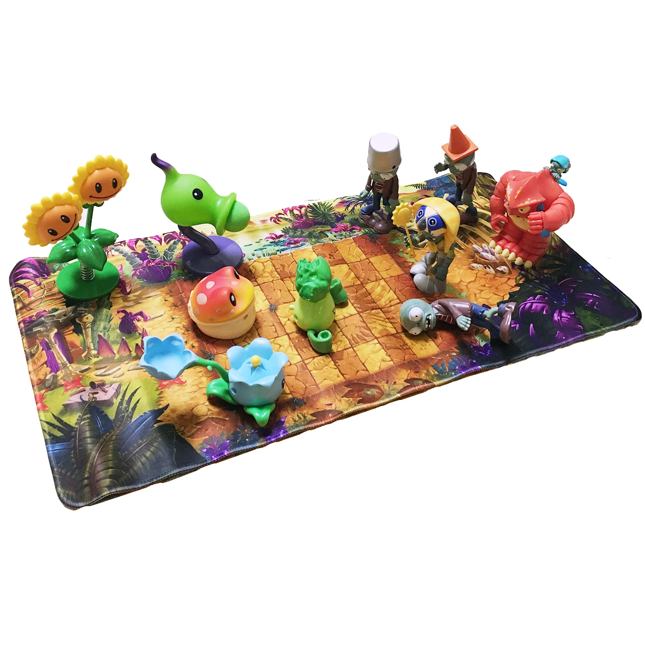 New Role Plants vs Zombies PVZ Toys 10pcs PVZ Figurines Set，Action ...