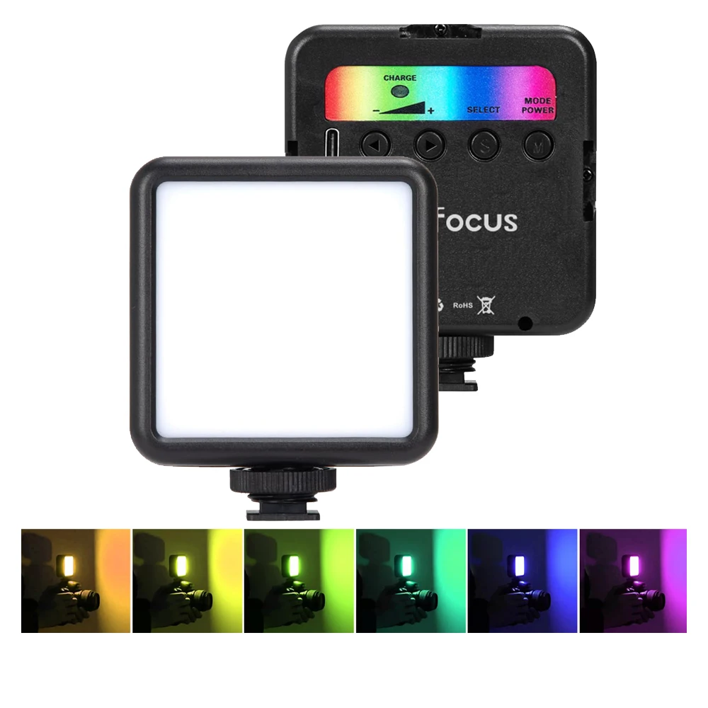 Minifocus RGB LED Video Fill Light for Phone Camera Photography Mini ...