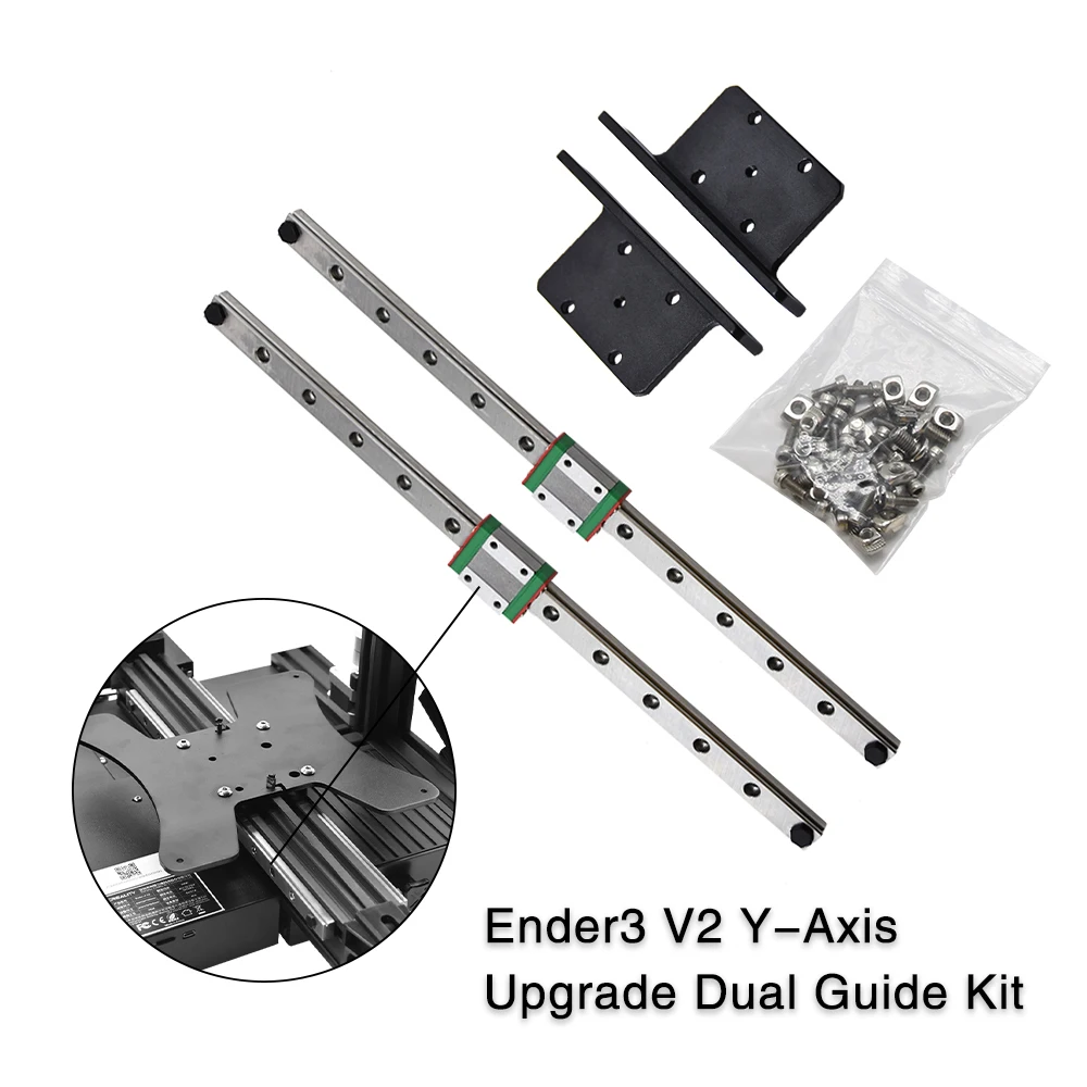 Upgrade Y-Axis Linear Rail Kit For Creality 3D Printer Parts Ender-3/Ender 3 V2 Ender3 Pro Dual ...