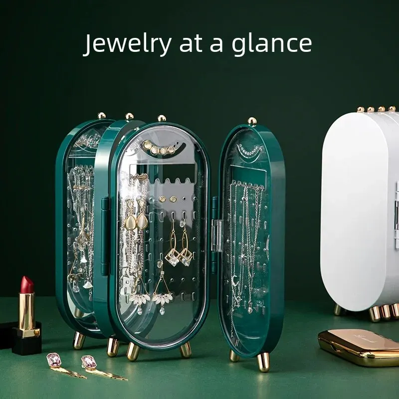 Large-Capacity-Desktop-Folding-Jewelry-Box-Multi-layer-Storage-Box-Ring ...