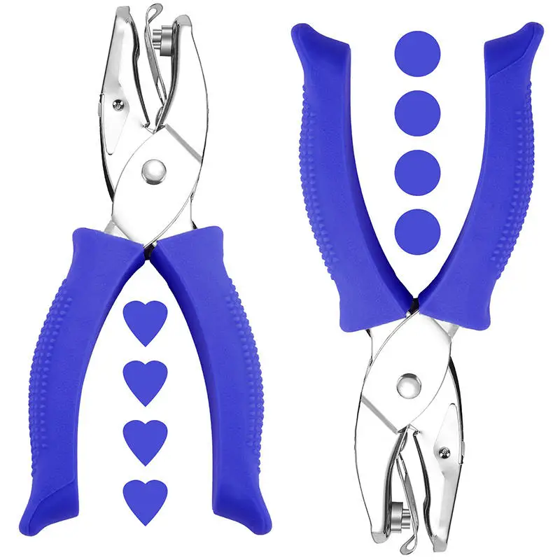 Heart/Round/Pentagram/Triangle/Square Metal DIY Single Hole Puncher ...