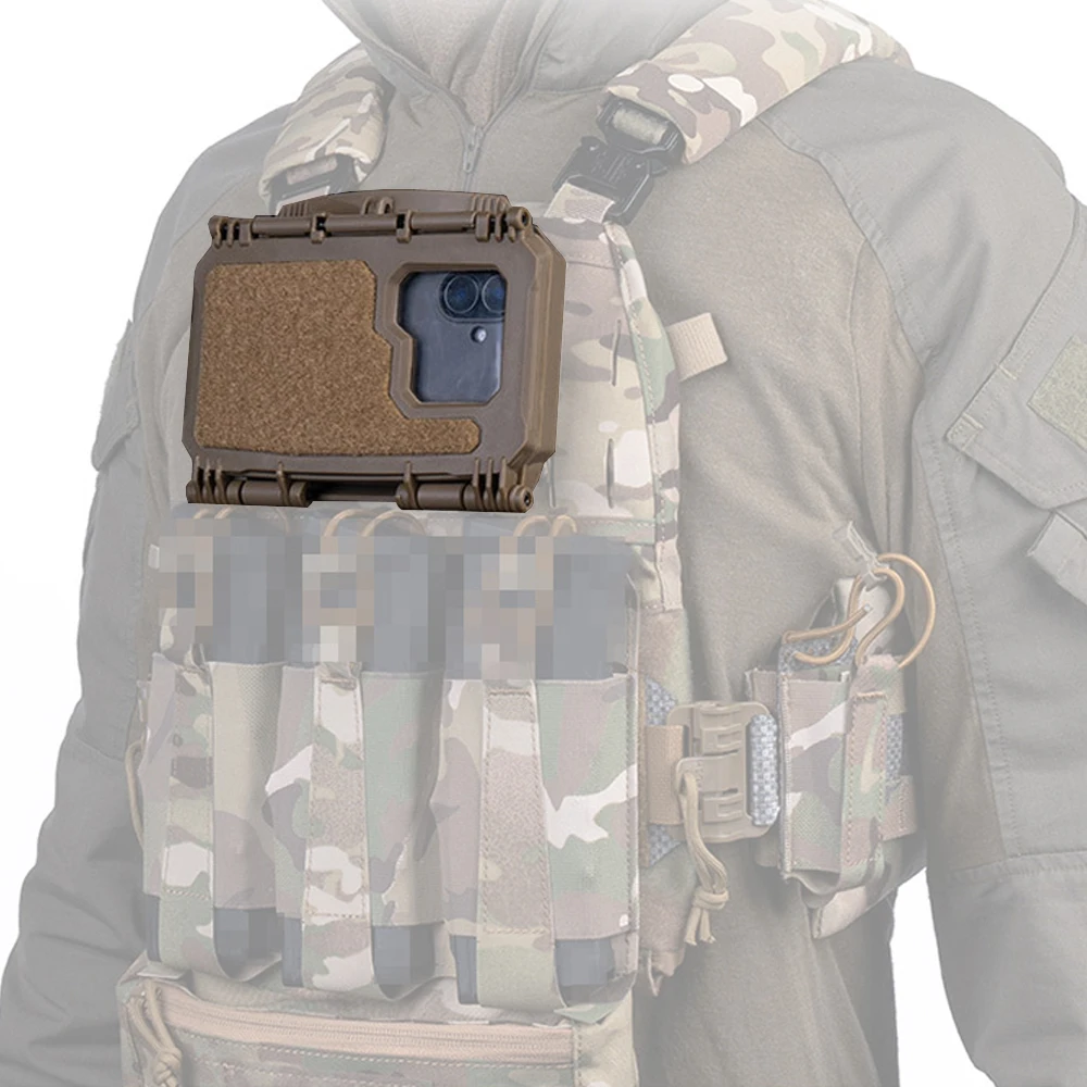 2th Gen Tactical Phone Case Universal Phone MOLLE Holder Pouch for Map ...