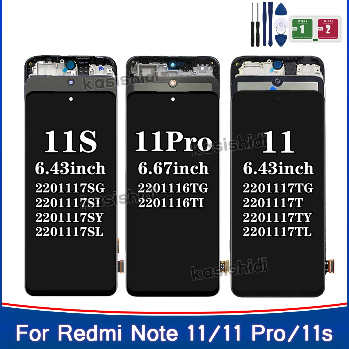 Pantalla-t-ctil-LCD-para-Xiaomi-Redmi-Note-11-Pro-2201117TG-2201117TI ...