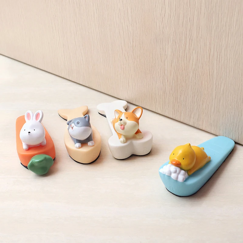 Safety-Protector-Cute-Cartoon-Silicone-Figure-Door-Stopper-Wedge-Door ...