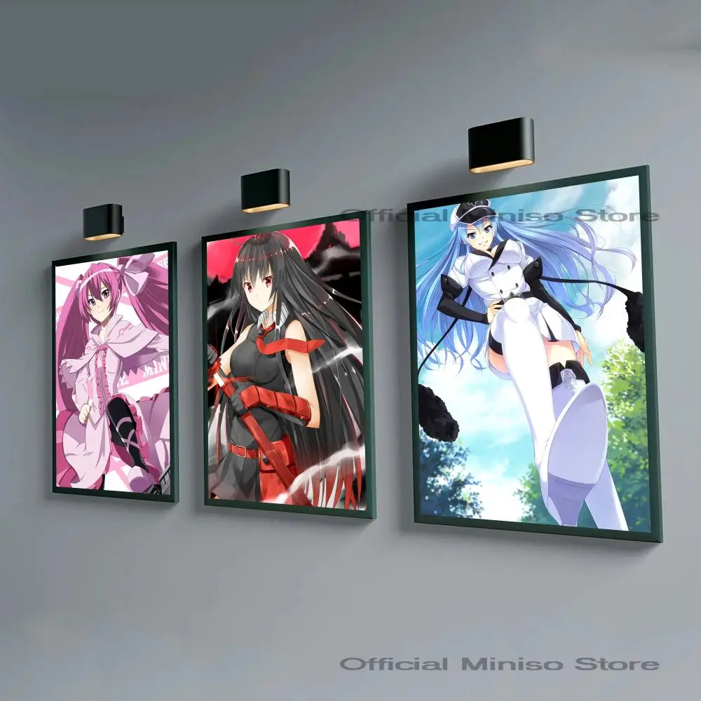 1pc Akame Ga Kill Anime Poster Self-adhesive Art Waterproof Paper ...