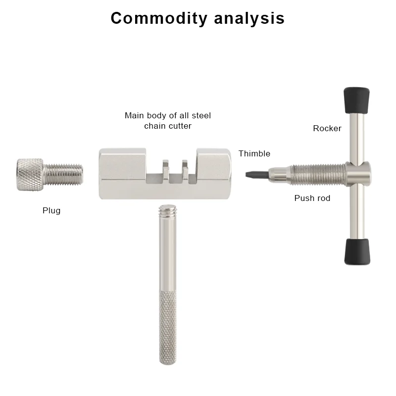 자전거 수리 도구 세트 플라이휠 제거 Mtb 체인 브레이커 커터 크랭크 풀러 추출기 하단 브래킷 리무버 티몬