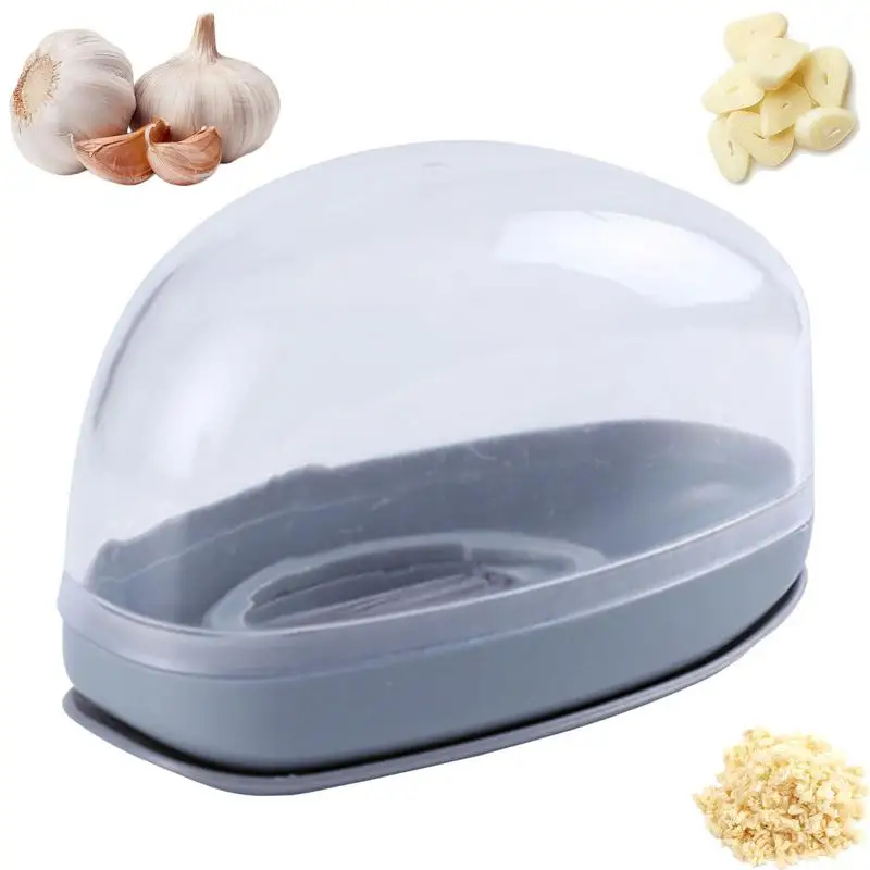 2 in 1 Garlic Slicer 2 in 1 Household Pressing Garlic Slicer Smasher ...