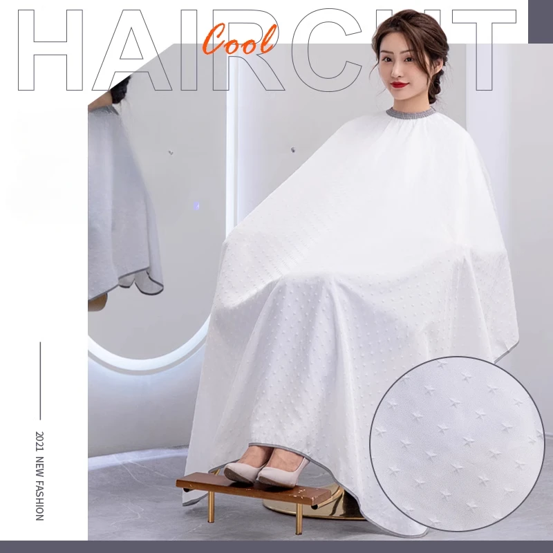 Beauty Salon Professional Haircut Shawl Silicone Collar Hairdresser ...
